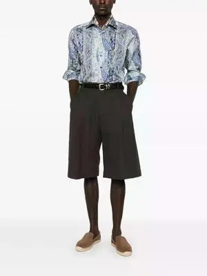 Etro Paisley-print Shirt - Blue