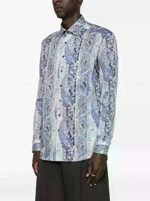 Etro Paisley-print Shirt - Blue