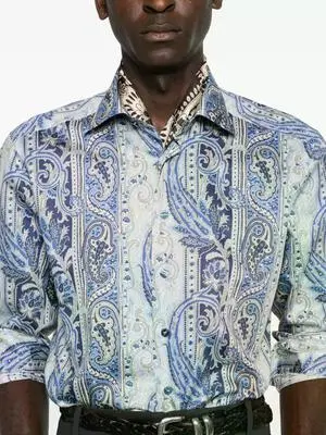 Etro Paisley-print Shirt - Blue