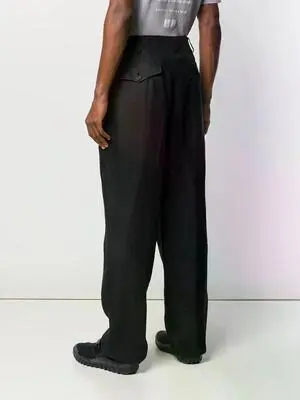 Yohji Yamamoto Linen Straight-leg Trousers