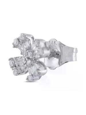 LB EXCLUSIVE 14k White Gold Diamond Stud Earrings