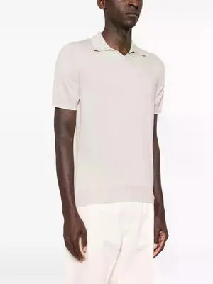 Brunello Cucinelli Knitted Cotton Polo Shirt