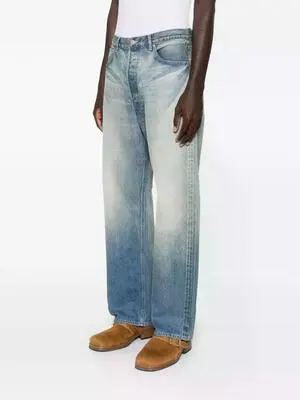 Auralee Selvedge Faded-wash Jeans