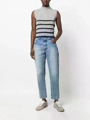 Brunello Cucinelli Striped Cashmere Vest