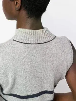 Brunello Cucinelli Striped Cashmere Vest
