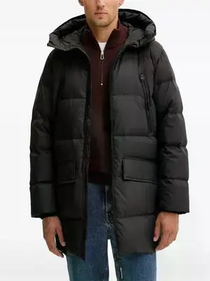 Marc O'polo Hooded Zip Coat - Black