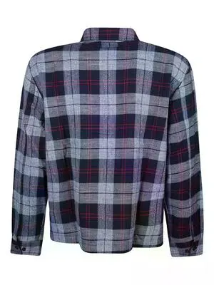 AWAKE NY Flannel Zip-up Shirt