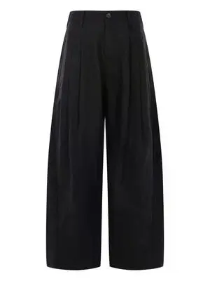 ZIGGY CHEN Pleated Trousers With Belt Loops