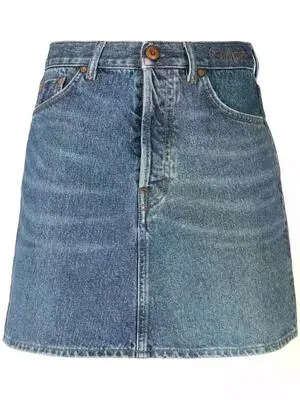 Chloé High-waist Denim Skirt