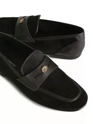 Dolce & Gabbana Leather Slippers