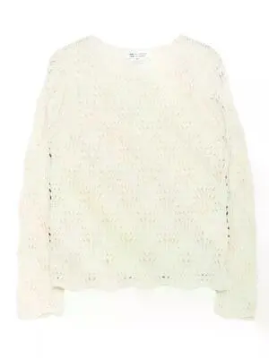 Comme Des Garçons Knitted Top - Neutrals