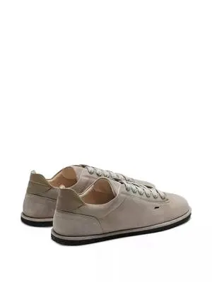 REFERENC Suede Leather Lace-up Sneakers - Neutrals
