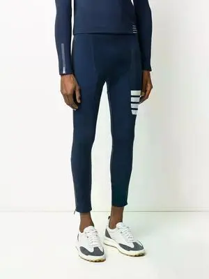 Thom Browne Lightweight Compression Tech 4-bar Tights - Blue