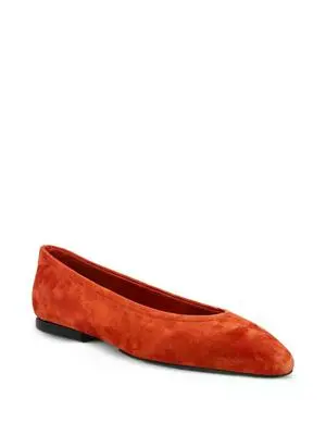 Loro Piana Primula Flat Pumps - Red