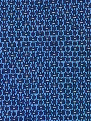 FERRAGAMO Gancini Pattern Silk Neck Tie