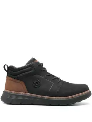 BUGATTI Lace-up Panelled Booties