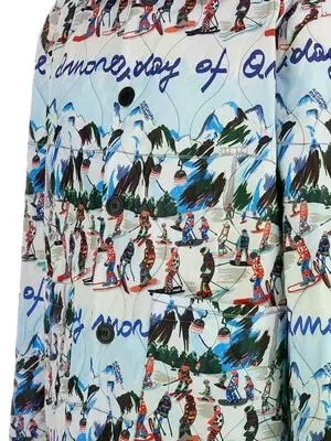 ALESSANDRO ENRIQUEZ Printed Buttoned Jacket