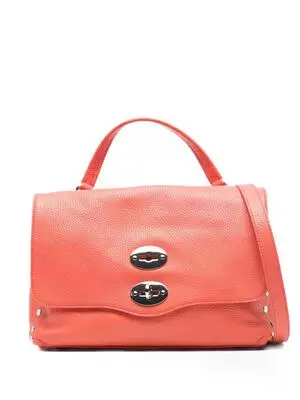 ZANELLATO Postina Daily Studded Turn-lock Tote Bag - Red