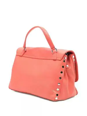 ZANELLATO Postina Daily Studded Turn-lock Tote Bag - Red