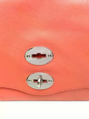 ZANELLATO Postina Daily Studded Turn-lock Tote Bag - Red