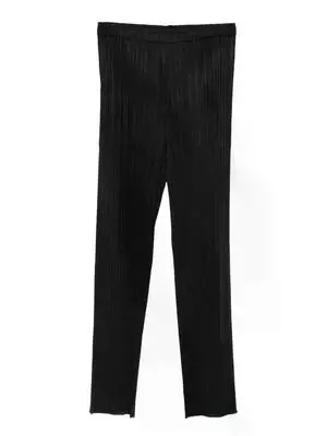 Issey Miyake Black Wash Pants For Women