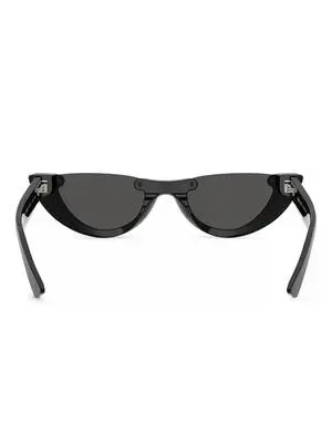 JIMMY CHOO Studded Geometric-frame Sunglasses