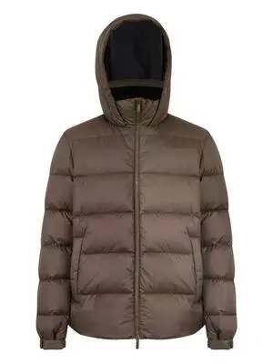 Peserico Hooded Quilted Jacket
