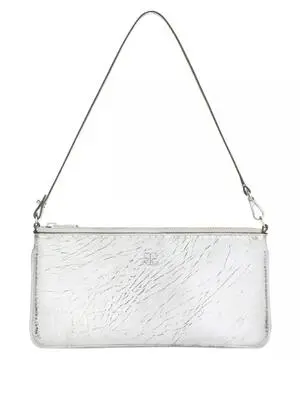 Courreges Silver Tone Shoulder Bags
