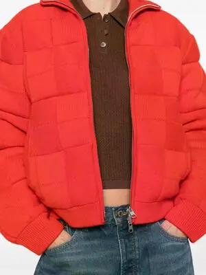 Guest In Residence Quilted Puffer Jacket - Red