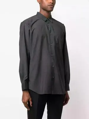 Comme Des Garçons Chest Patch-pocket Shirt - Grey