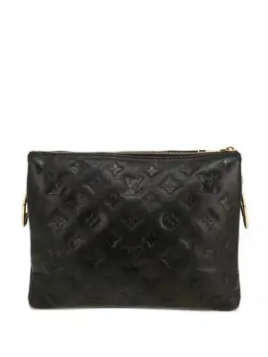 LOUIS VUITTON Coussin Monogram Empreinte Leather Cross Body Bag - Black