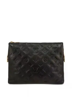 LOUIS VUITTON Coussin Monogram Empreinte Leather Cross Body Bag - Black