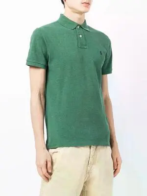 Polo Ralph Lauren Embroidered-motif Polo Shirt - Green
