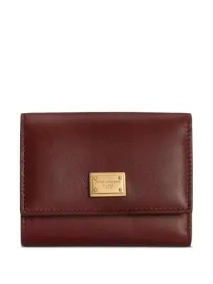 Dolce & Gabbana Plongé Calfskin Wallet - Red