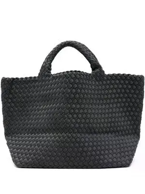 NAGHEDI Medium St. Barths Woven Tote Bag - Black