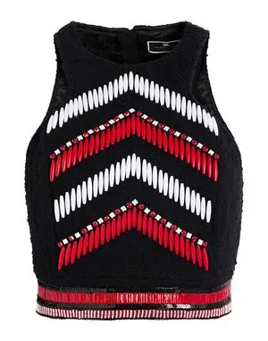 Elisabetta Franchi Bouclé Crop Top