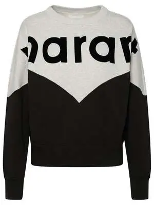 Isabel Marant Houston Two-tone Sweatshirt - Black