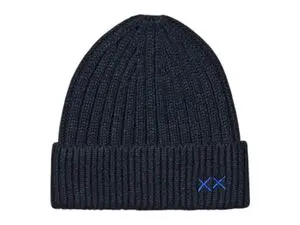 Uniqlo X Kaws Heattech Beanie - Navy Blue