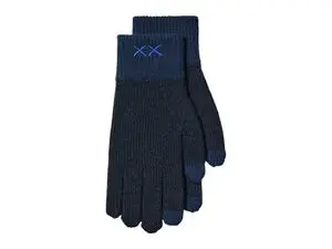 Uniqlo X Kaws Heat Tech Knitted Gloves - Navy Blue