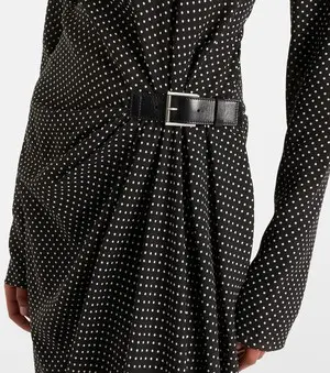 TOM FORD Polka-dot Silk Midi Dress
