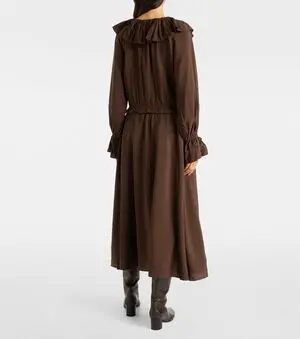 Polo Ralph Lauren Ruffled Midi Dress
