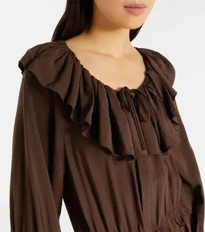 Polo Ralph Lauren Ruffled Midi Dress