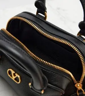 Valentino Garavani Vlogo Leather Tote