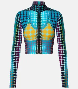 Jean Paul Gaultier Zip Up Activewear For Women