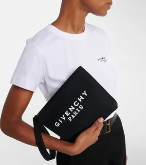 Givenchy Logo Canvas Pouch