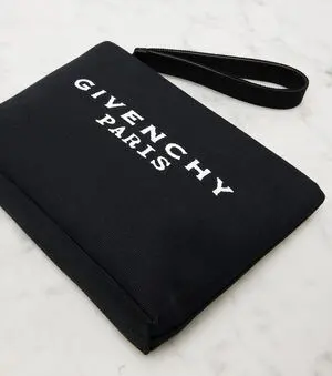 Givenchy Logo Canvas Pouch