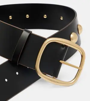 Chloé Midnight Studded Leather Belt