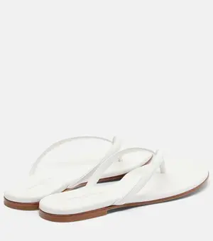 GIANVITO ROSSI Leather Thong Sandals