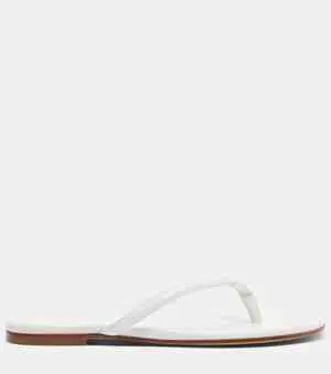 GIANVITO ROSSI Leather Thong Sandals