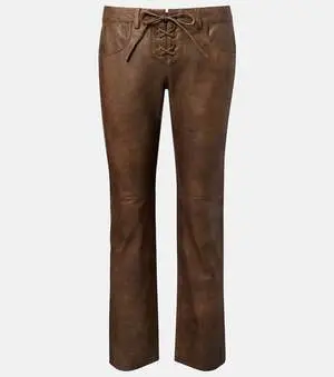Isabel Marant Leather Trousers